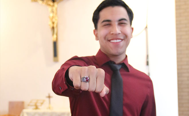 St. Anthony Catholic High School Hosts 2024 Junior Ring Ceremony | April