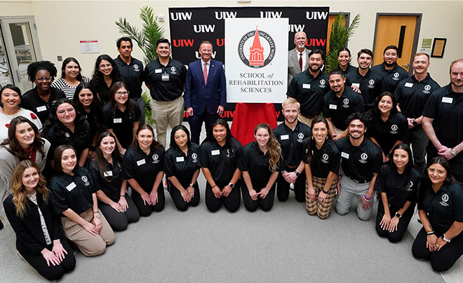 UIW Unveils New Name for School of Physical Therapy | April