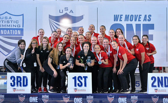 UIW's First National Championship Won by Artistic Swimming Team | April